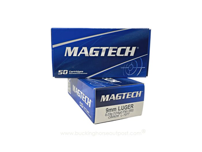 Magtech Ammunition 9mm Luger 124 Grain Full Metal Jacket - Prime-Reloaders